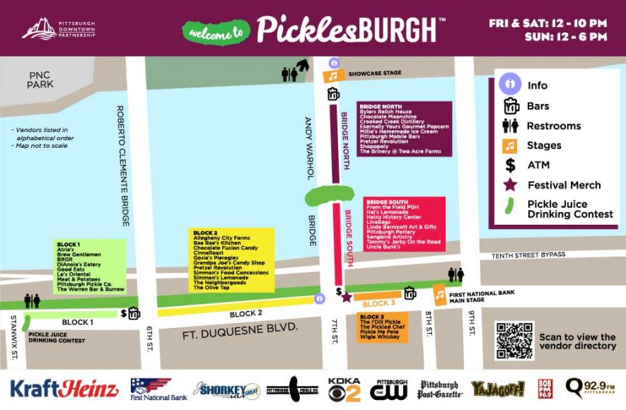 2021 Festival Map - Picklesburgh